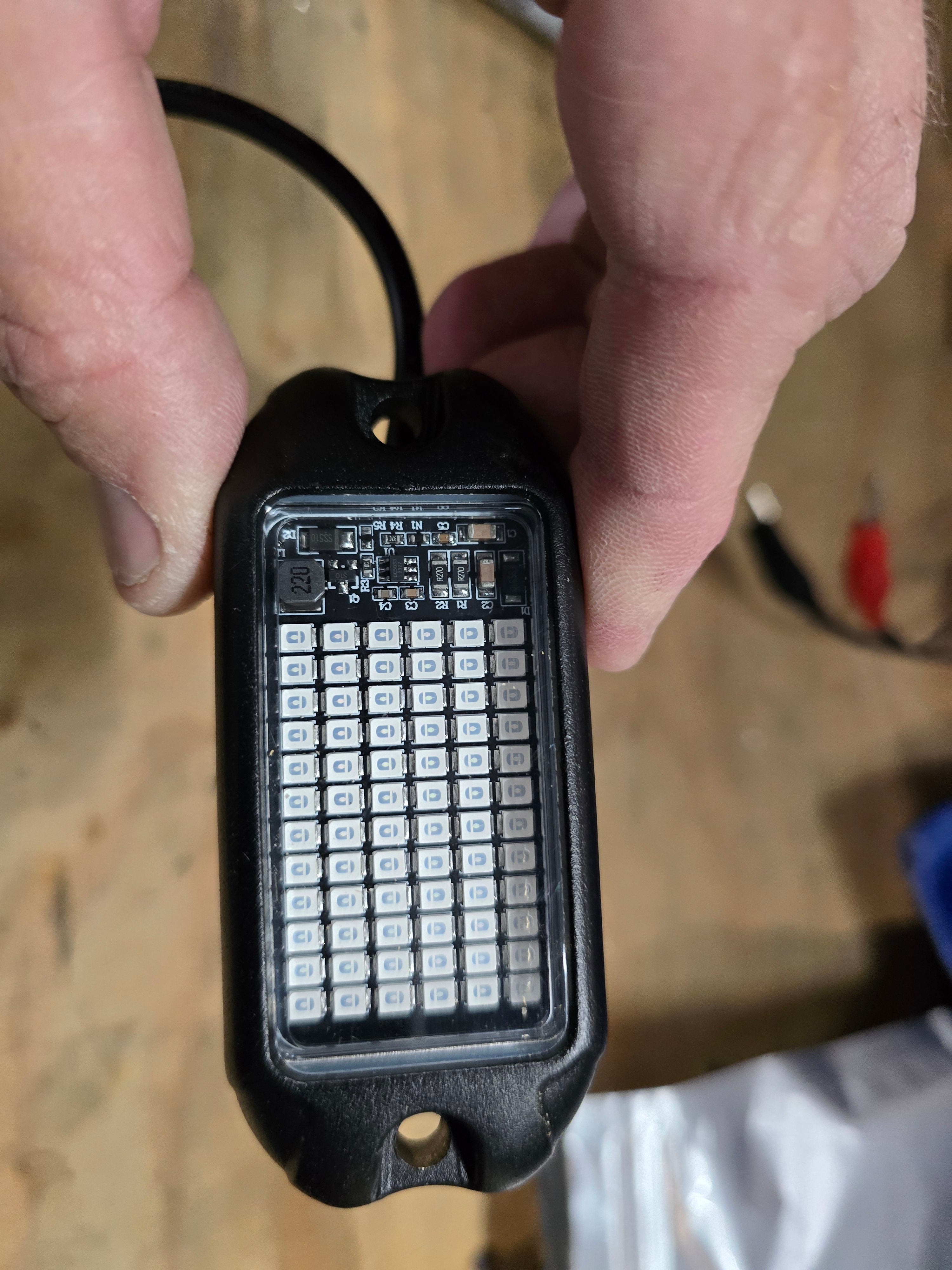 Blue Rocklights – MK Led Custom Lighting