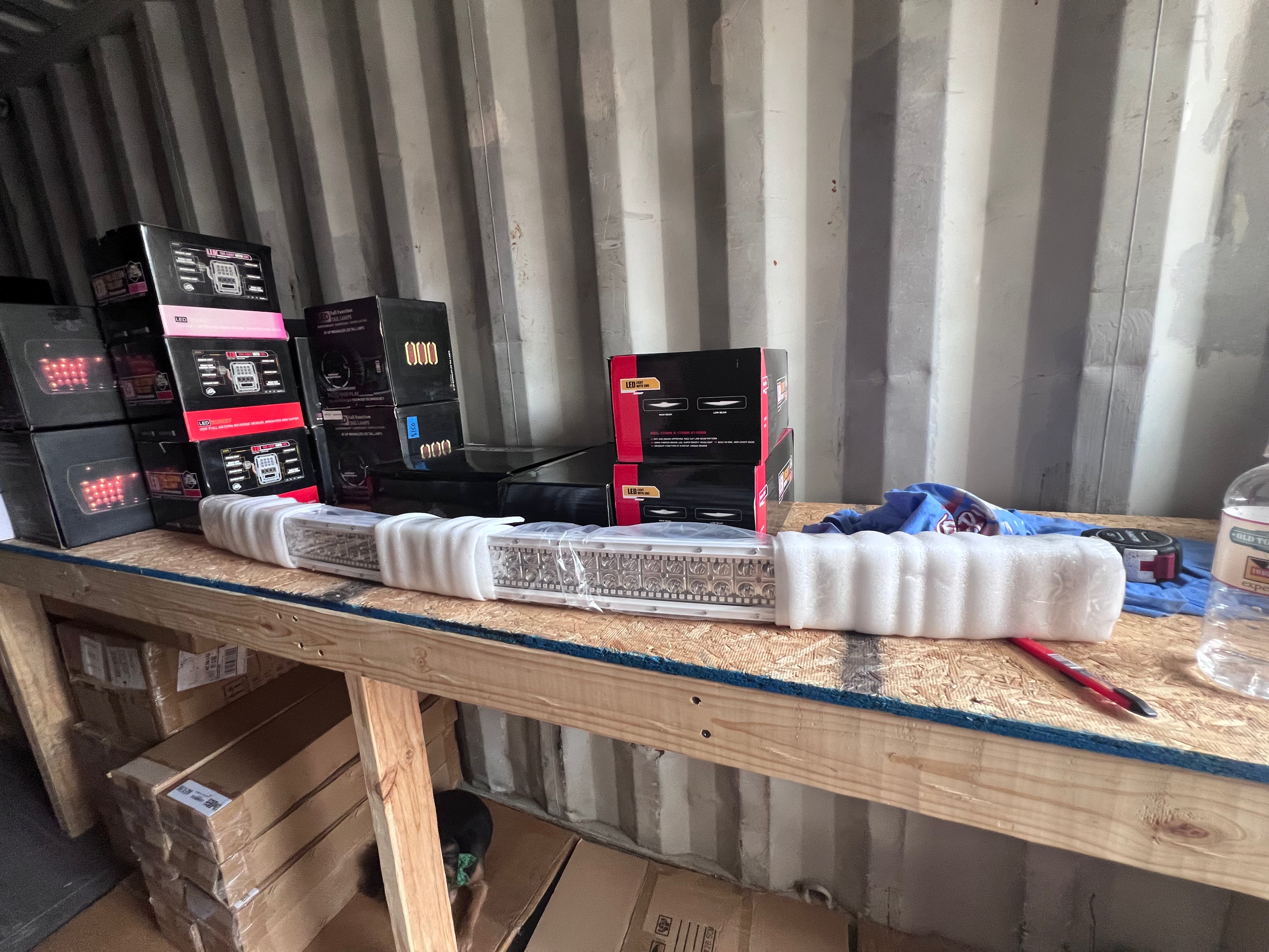 52 inch white curved color chasing light bar – MK Led Custom Lighting