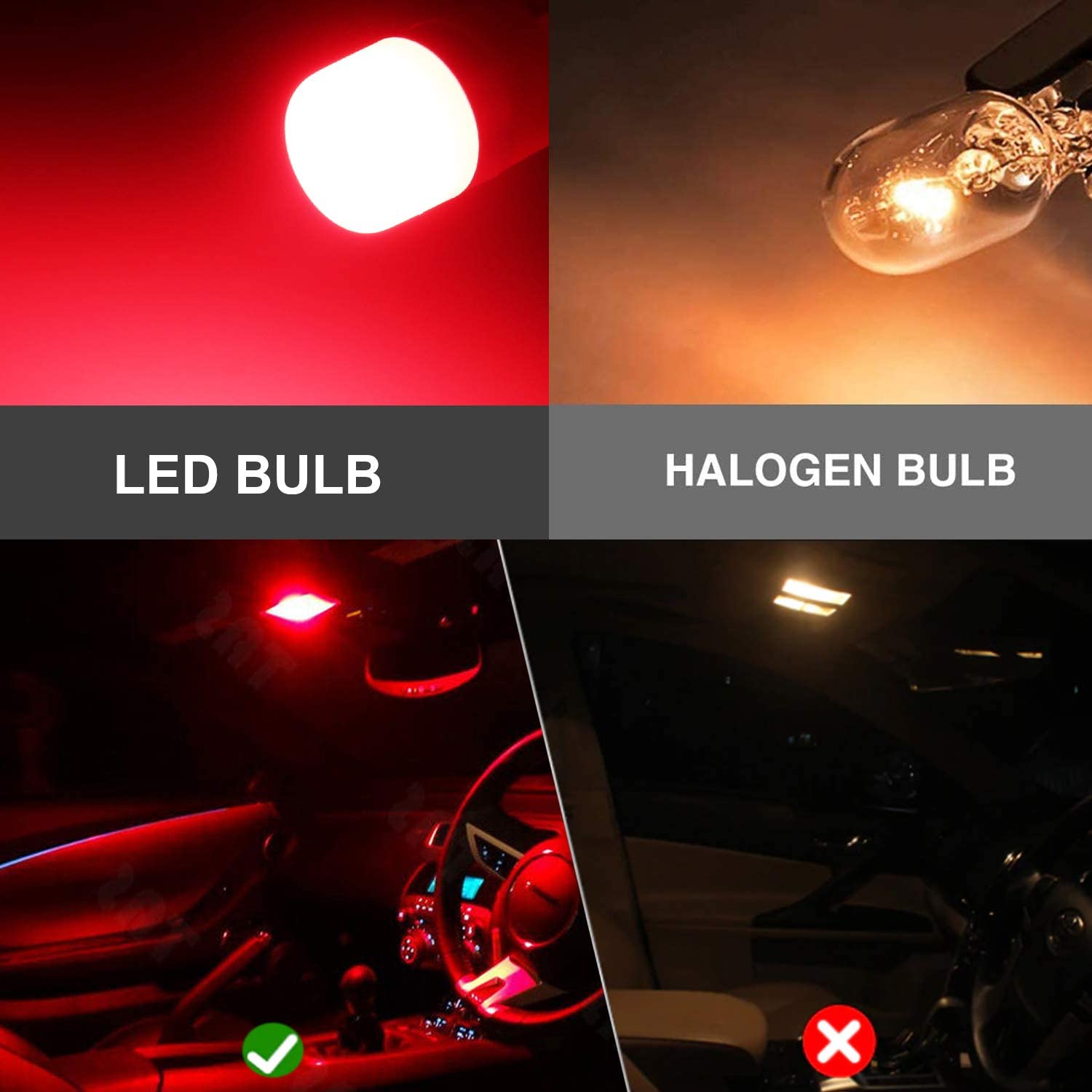 194 RED BULB – MK Led Custom Lighting